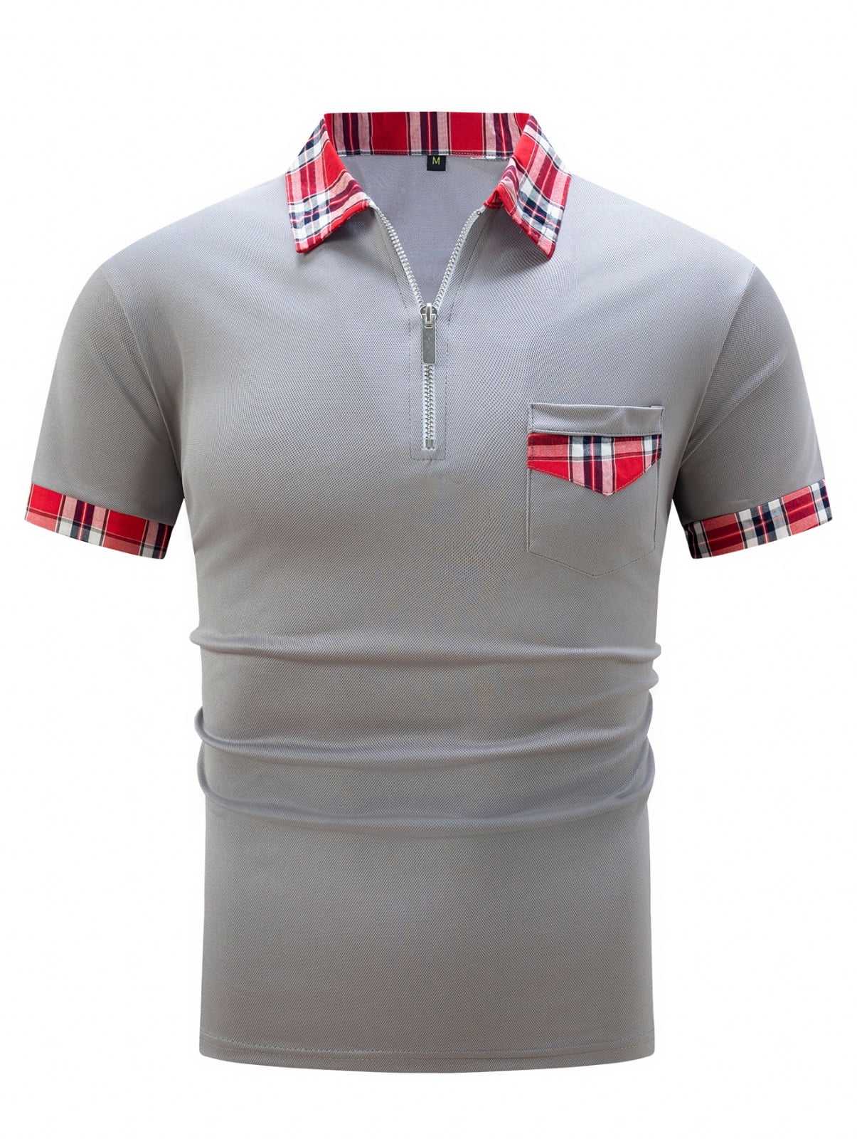 Vunhao Mens Polo Shirts Clearance, Pullover Short Sleeve with Pockets ...