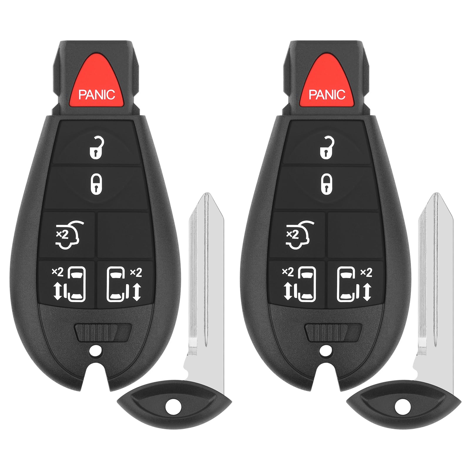 Vurkcy Key Fob Replacement for 2008-2020 Dodge Grand Caravan/ 2008-2016 ...