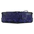 Vuygyu 3 Colors USB K350 Gaming Lapboard Loud Keyboard Ps/2 Keyboard Light up Key Board Keyboard ...