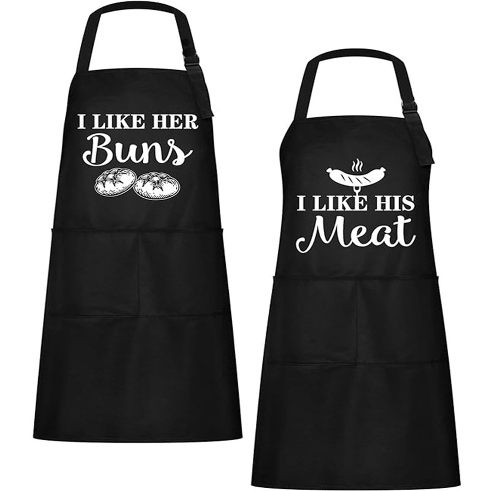 Vuygyu Couple's And Fouling Kitchen Garden Barbecue Printed Apron Crate ...