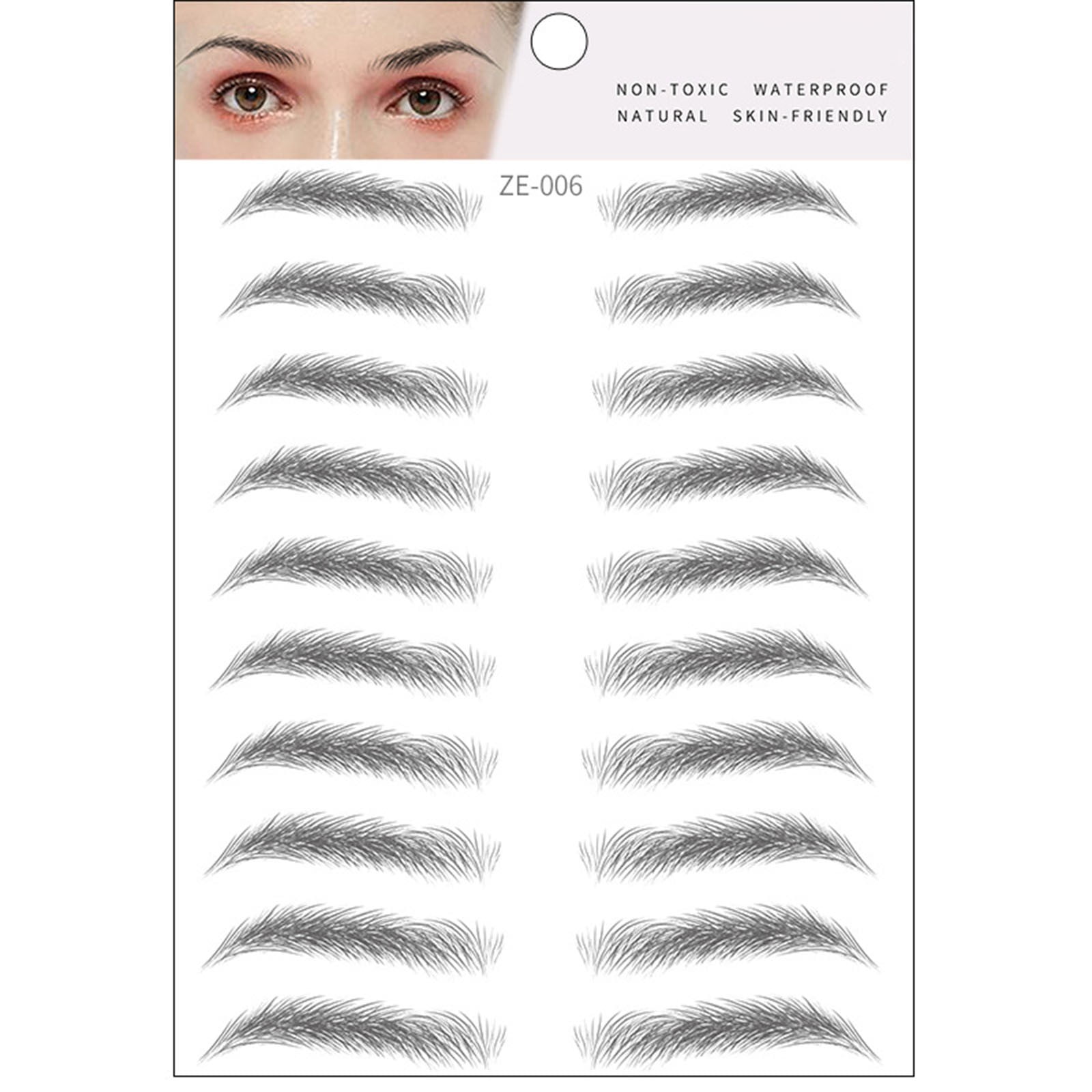 Vuygyu Eyebrow Stickers European And Broken Eyebrow Eyebrow Stickers ...