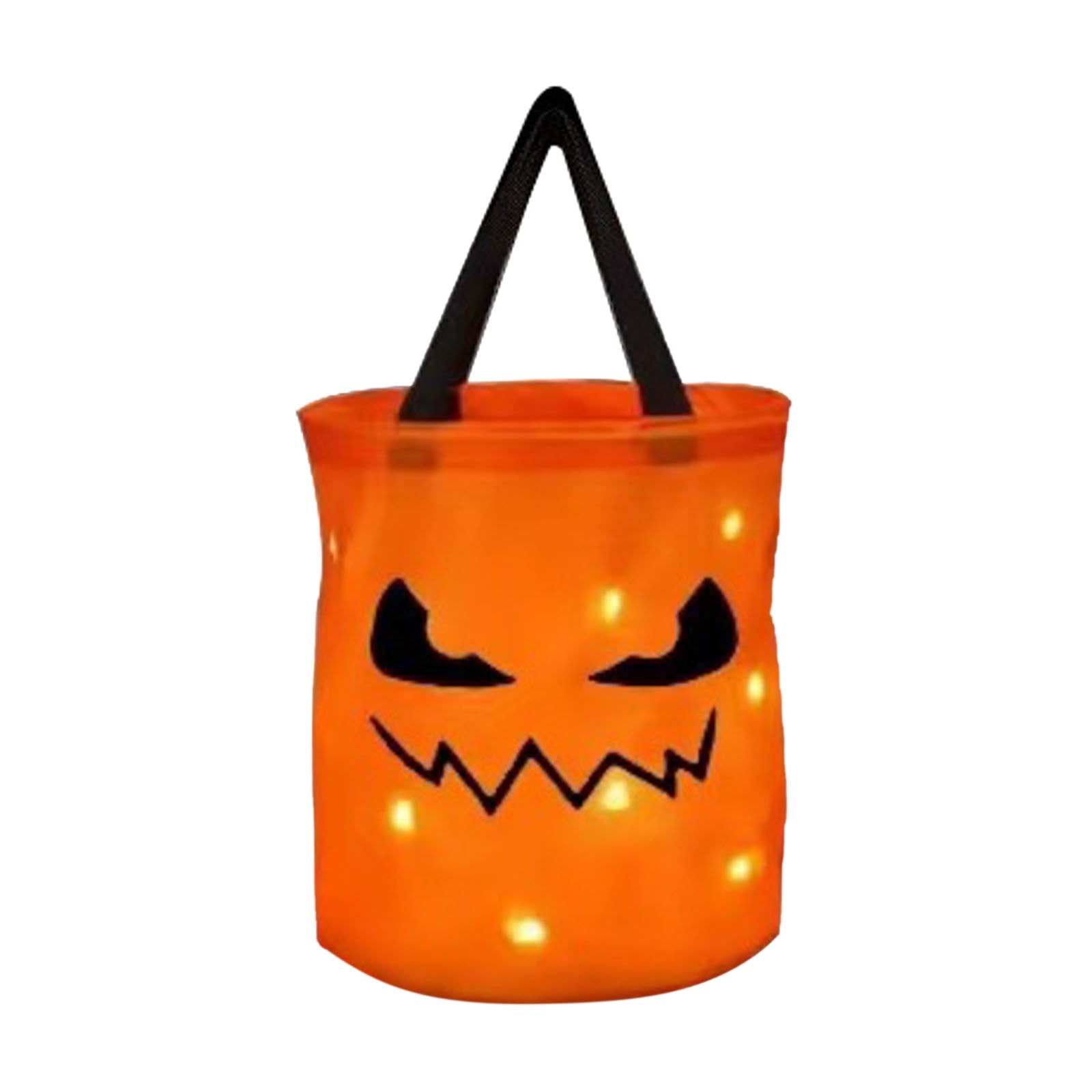 Vuygyu LED Light Up Trick Or Bags Light Led Up Trick Or Bucket Pumpkin ...