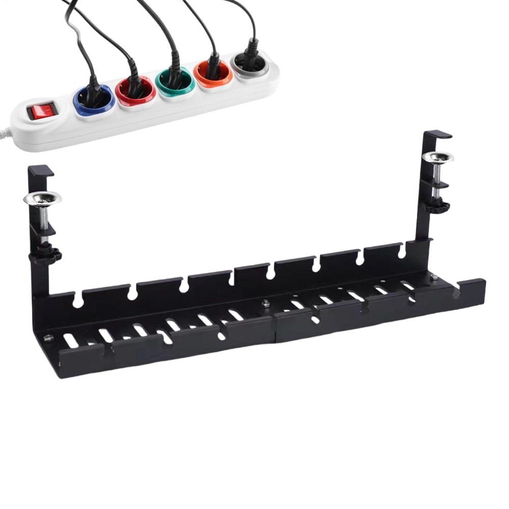 Vvcesidot Cable Management Tray Cord Organizer Metal Wire Rack for Home ...