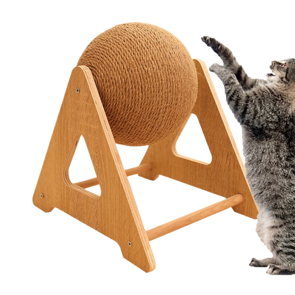 Vvcesidot Cat Scratching Ball Toy Cat Scratcher Spinner Ball ...