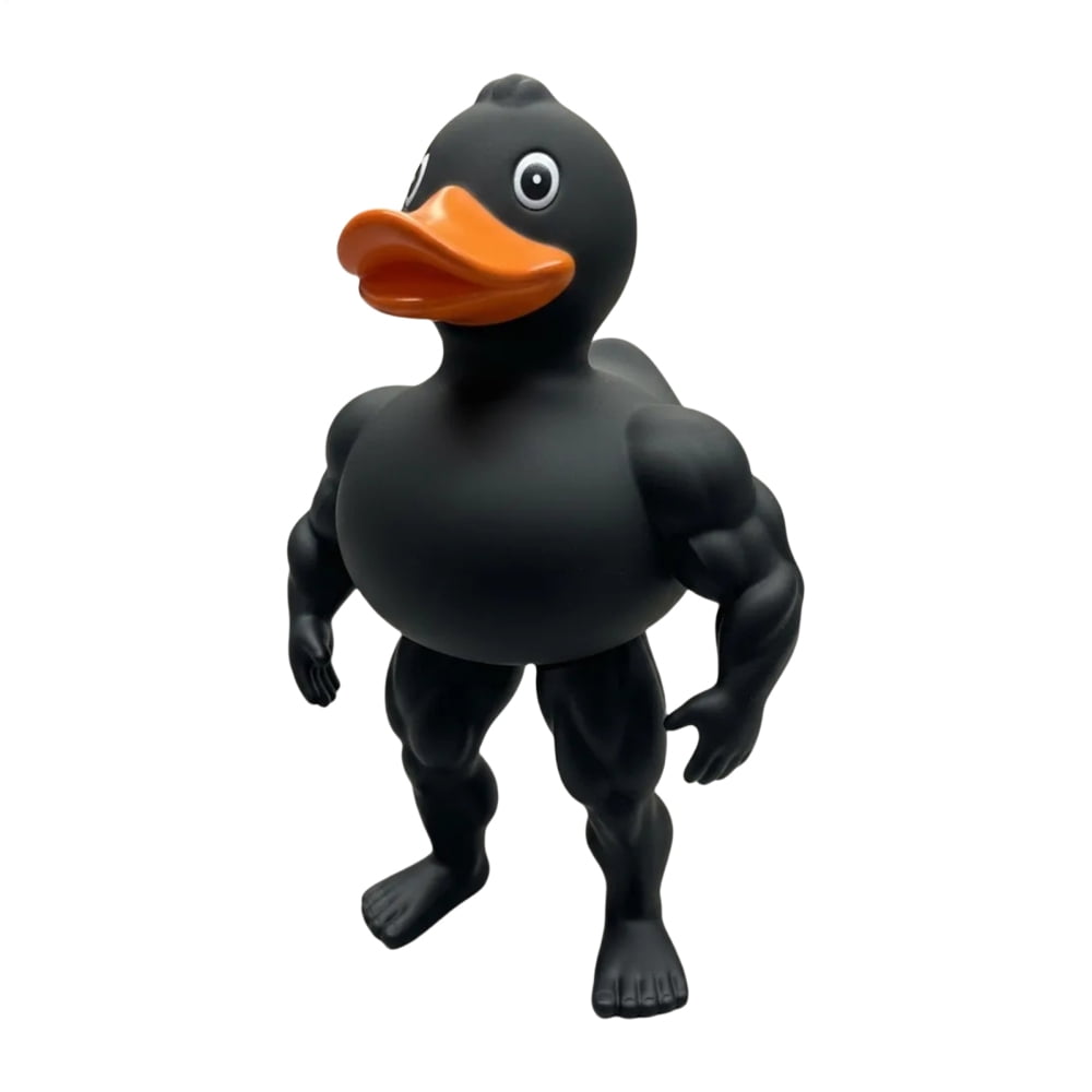 Vvcesidot Muscle Duck Statue Animal Buff Duck Model Adorable Animal ...