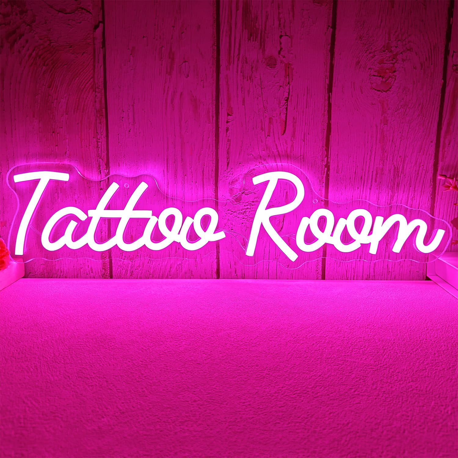 Vveikea Tattoo Neon Sign Dimmable Tattoo Room Neon Signs for Wall Decor ...