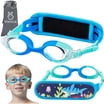 Vvinca Kids Swimming Goggles, Anti-Fog Leakproof, Soft Silicone Strap ...