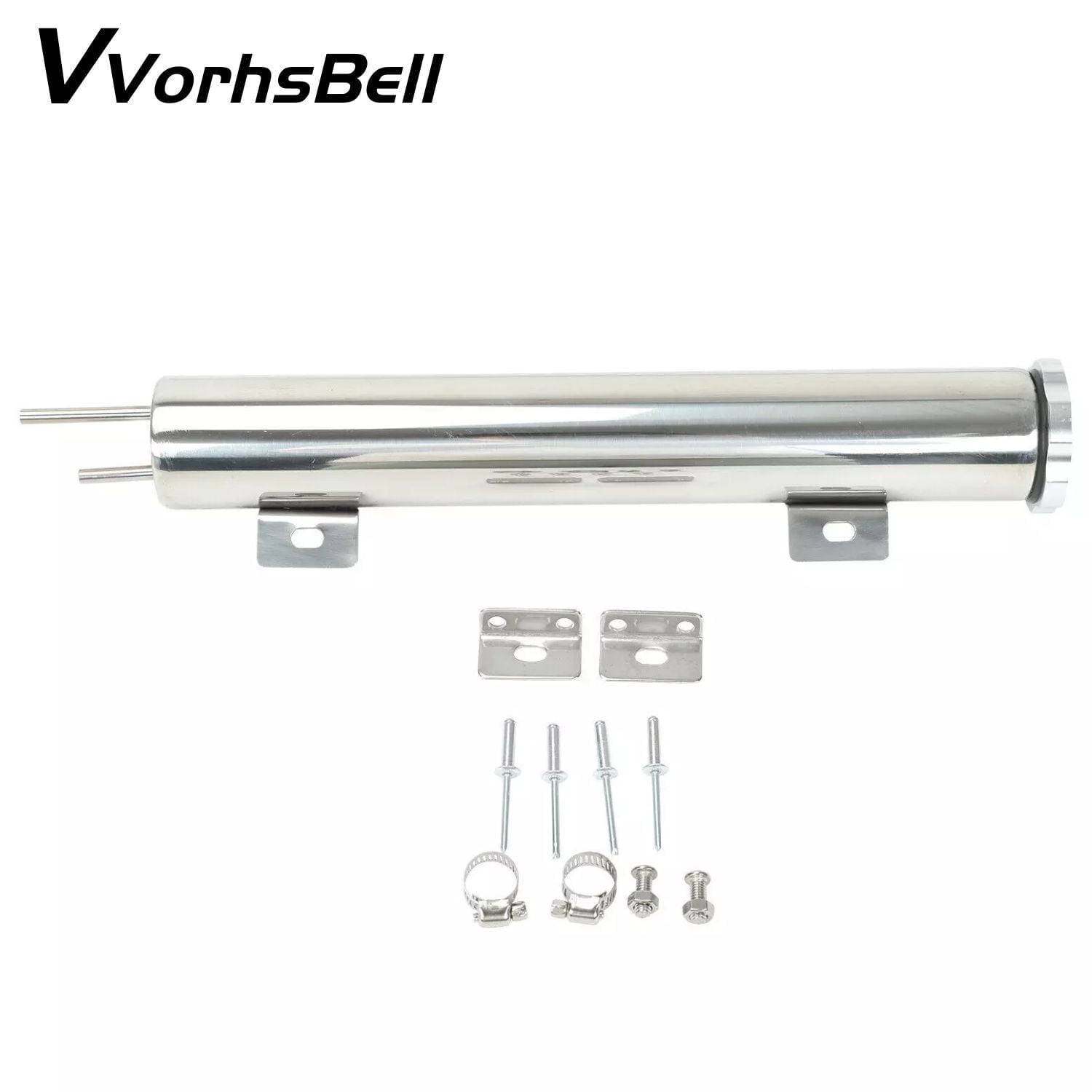 Vvorhsbell 2"x13" Polished Stainless Steel Radiator Coolant Overflow ...