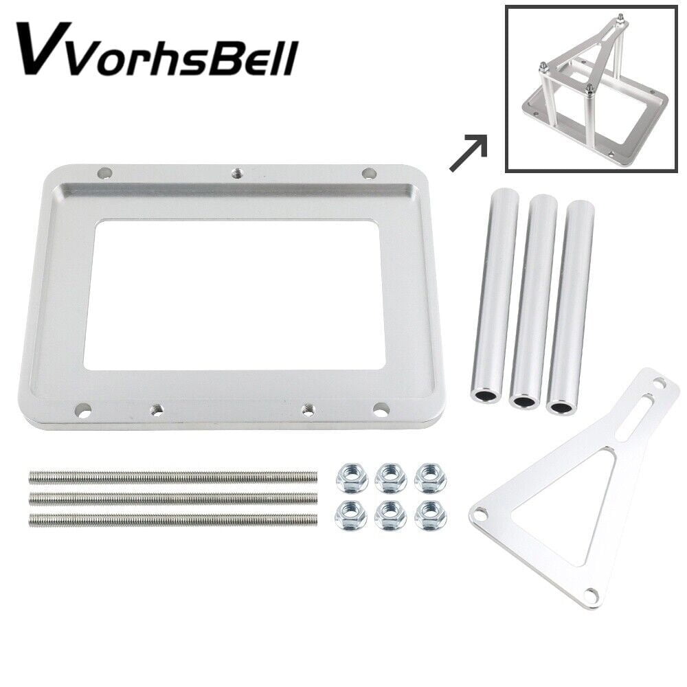 Vvorhsbell Silver For Racing Battery Mount Universal Battery Tray Hold ...