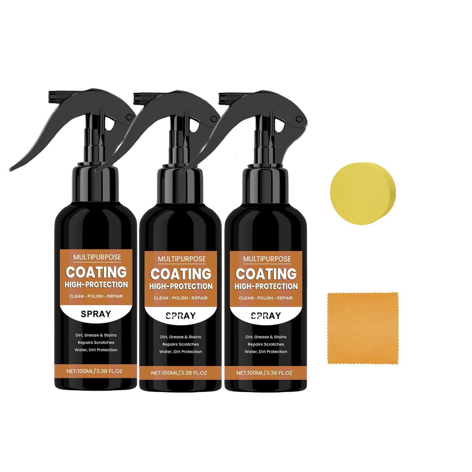 Vxdvou 100ml Automobile Protective Coating Spray, Hydrophobic Barrier ...