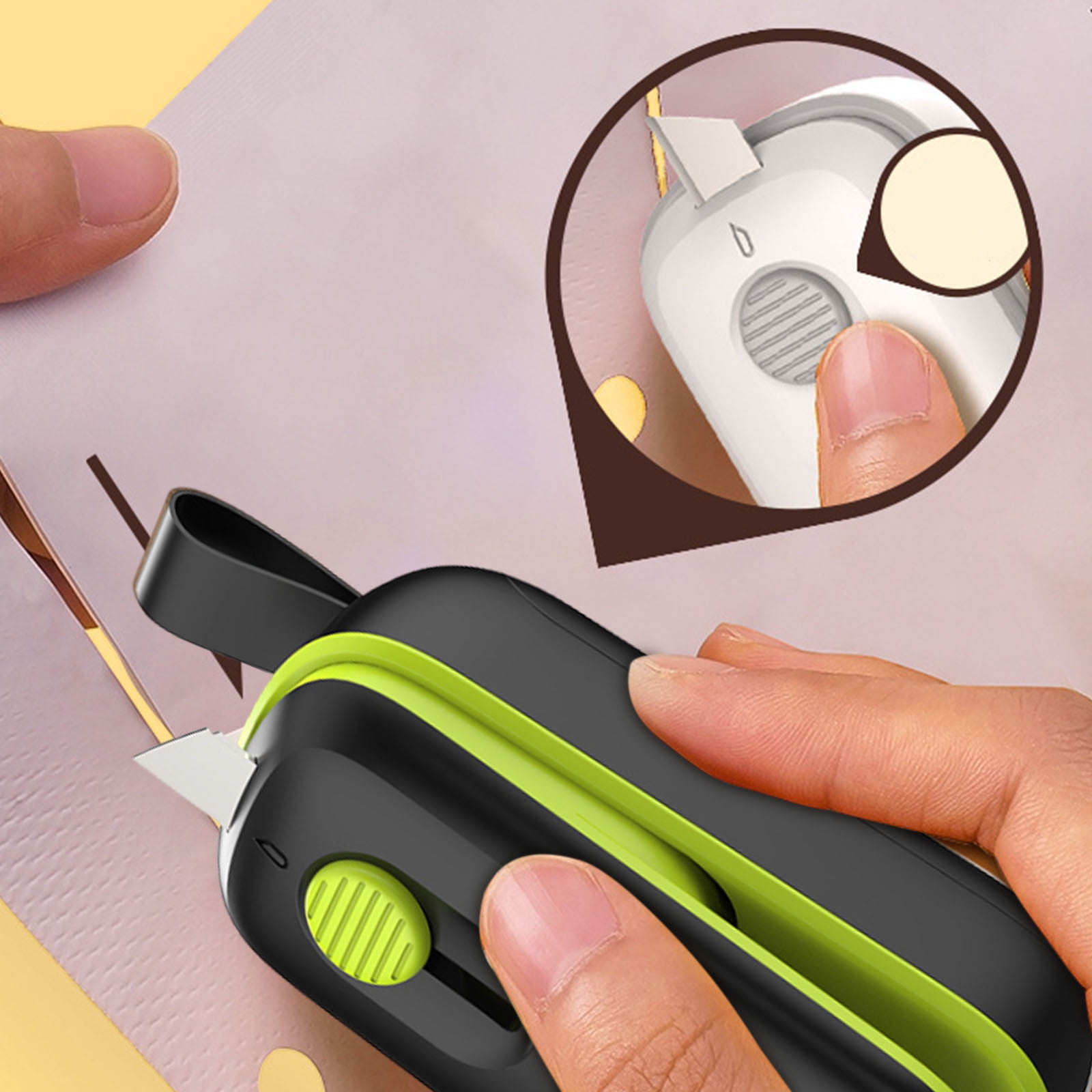 Vxdvou 2-in-1 Mini Bag Sealer and Cutter - Portable Magnetic Hand ...