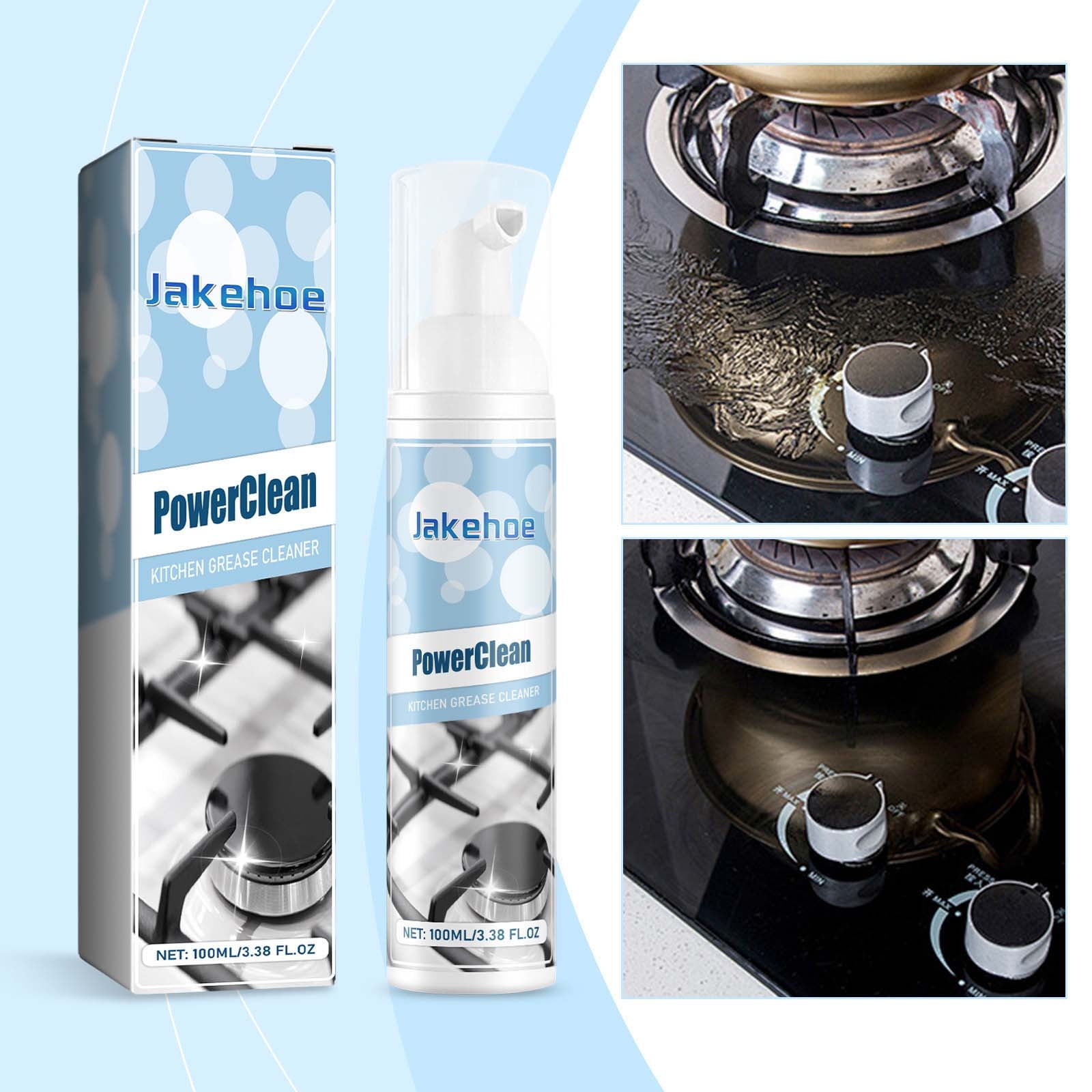 Vxdvou Kitchen Heavy Oil Foam Cleaner, 100ml Range Hood Oil Stain ...