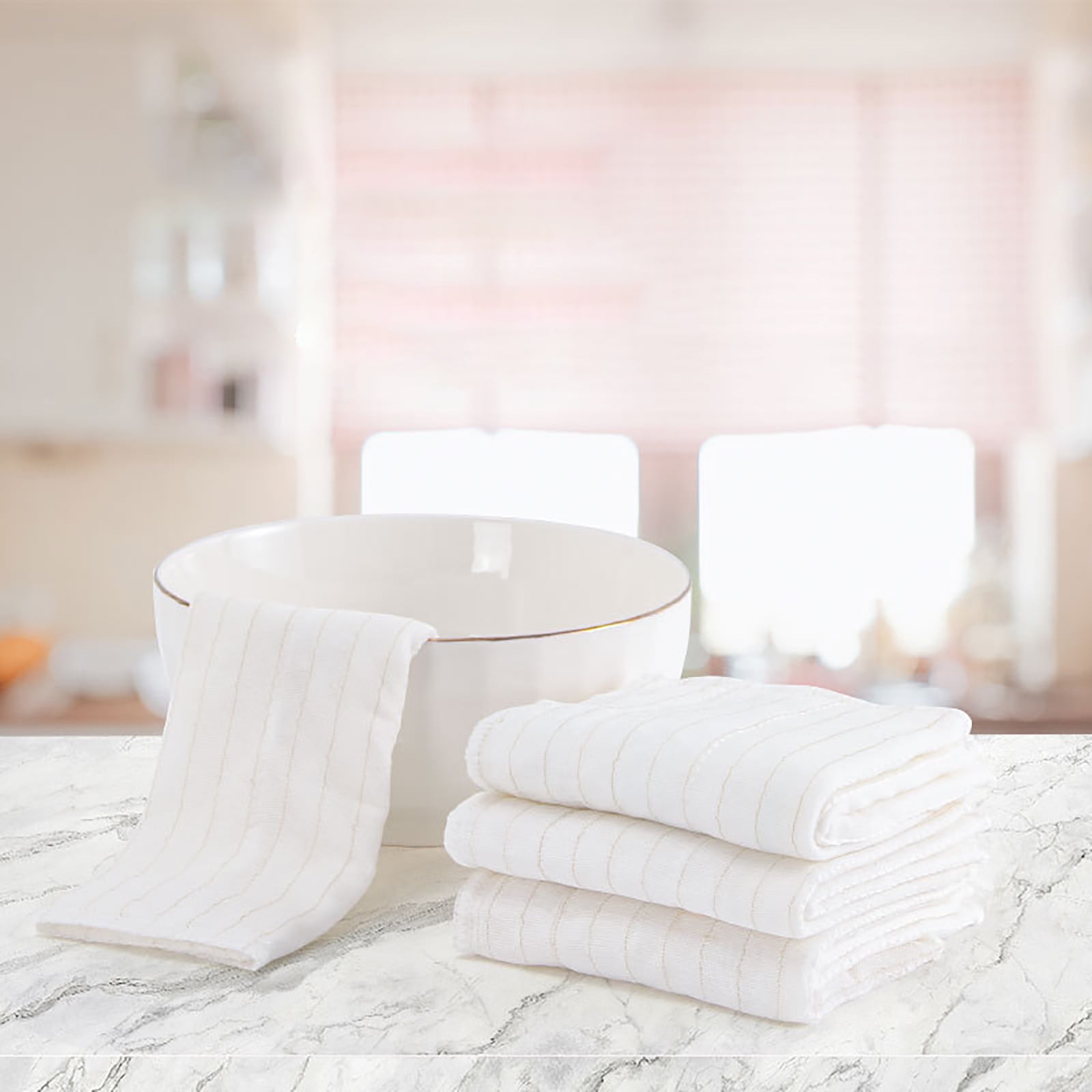 Vxdvou Oil Repellent Non-Linting Dishwashing Cloths, Thickened Water ...