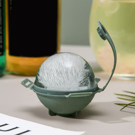 Vxdvou Whiskey Ice Ball Maker, Large Spherical Ice Molds for Perfectly ...