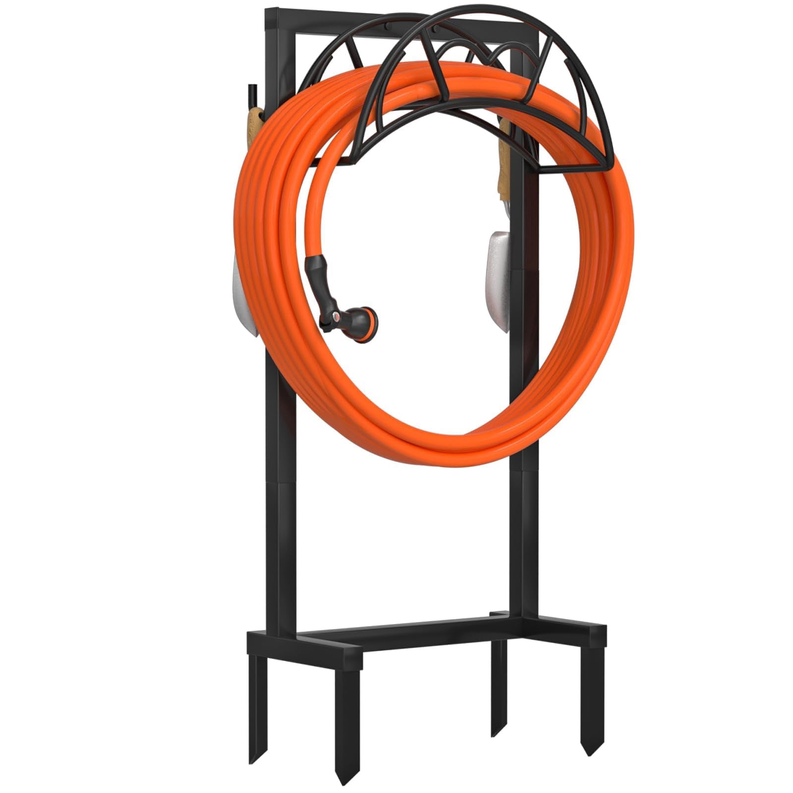 VyGrow Garden Hose Holder, Freestanding Heavy Duty Water Hose Holder ...