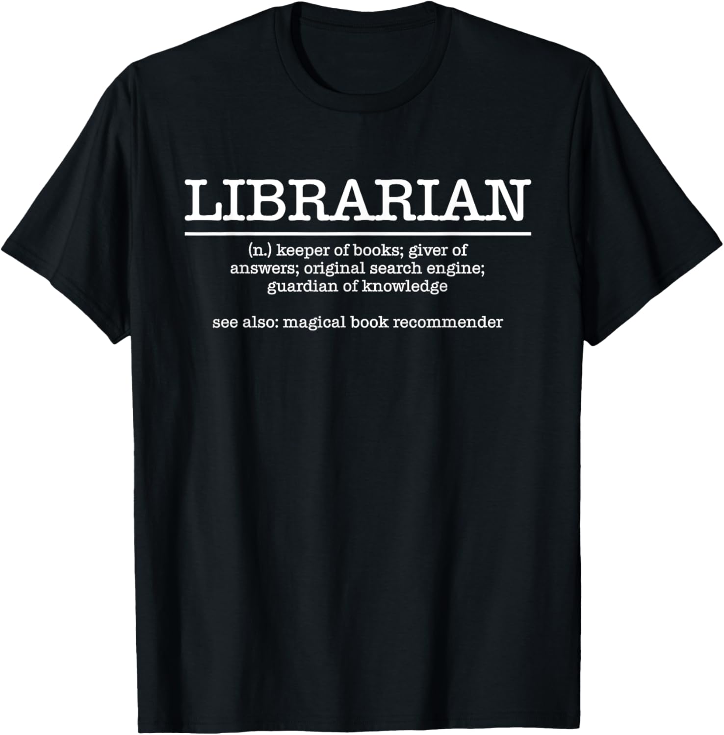 Vyna Librarian Definition Library T-Shirt, Size S-5XL Trending Shirt ...