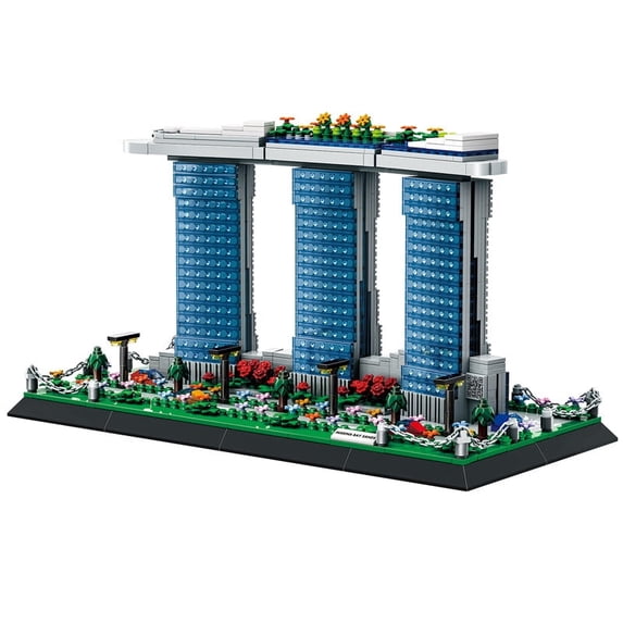 Vyytoz Marina Bay Sands Singapore Building Set, 1154Pcs Architecture ...