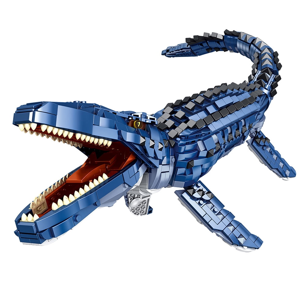 Vyytoz Mosasaurus Building Set (1859 Pieces), Jurassic Dinosaur ...
