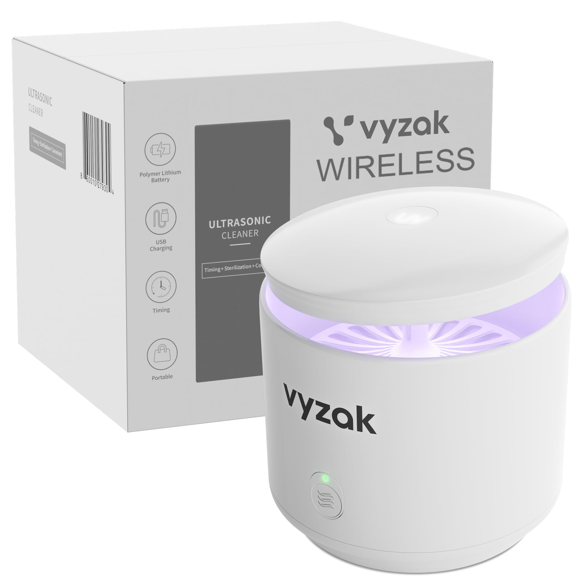 Vyzak - Ultrasonic Retainer YPF5 Cleaner Machine with Cleaning Tablets ...