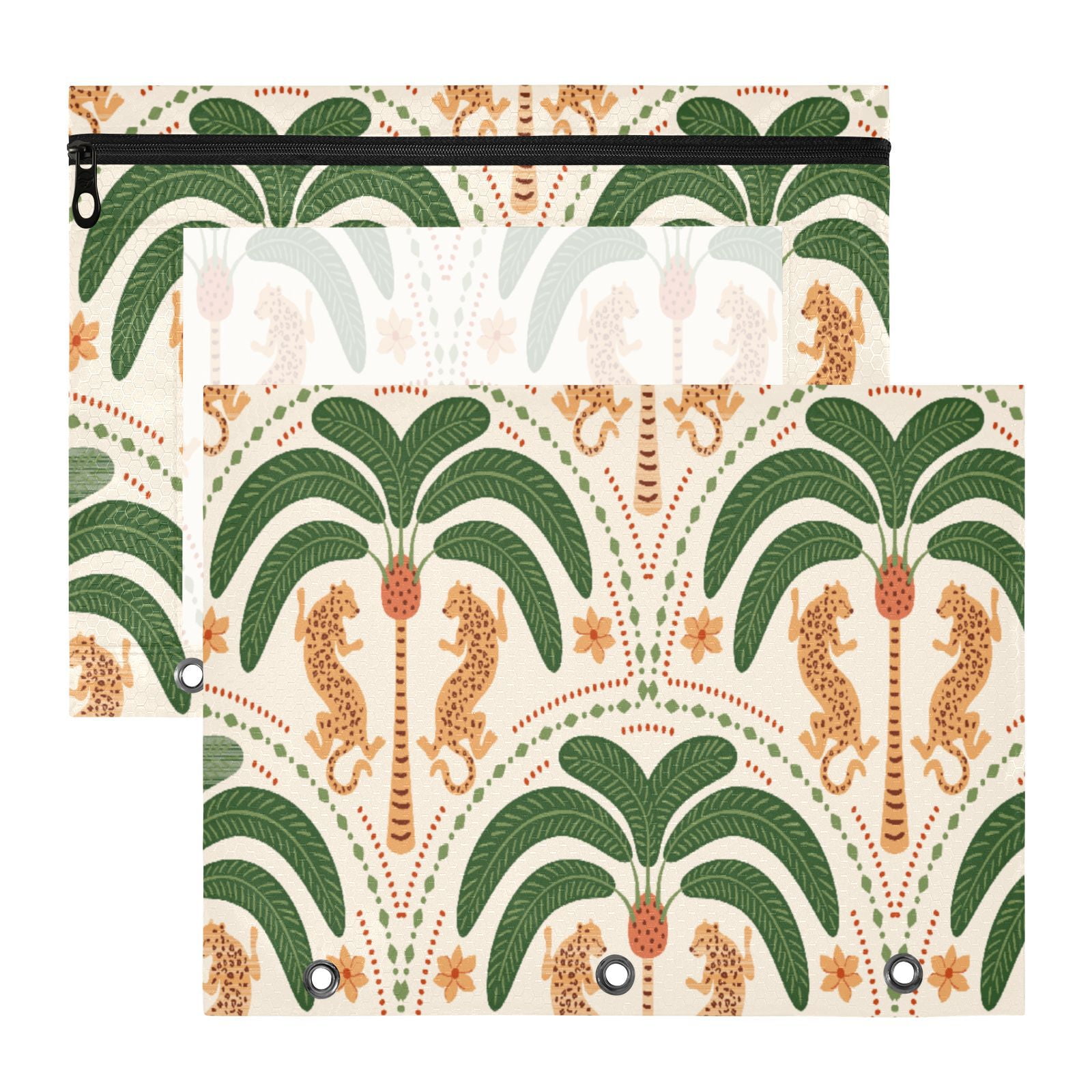 Vzayy 2-Pack A4 Binder Pouches- Water-Resistant Soccer Grid Pattern ...