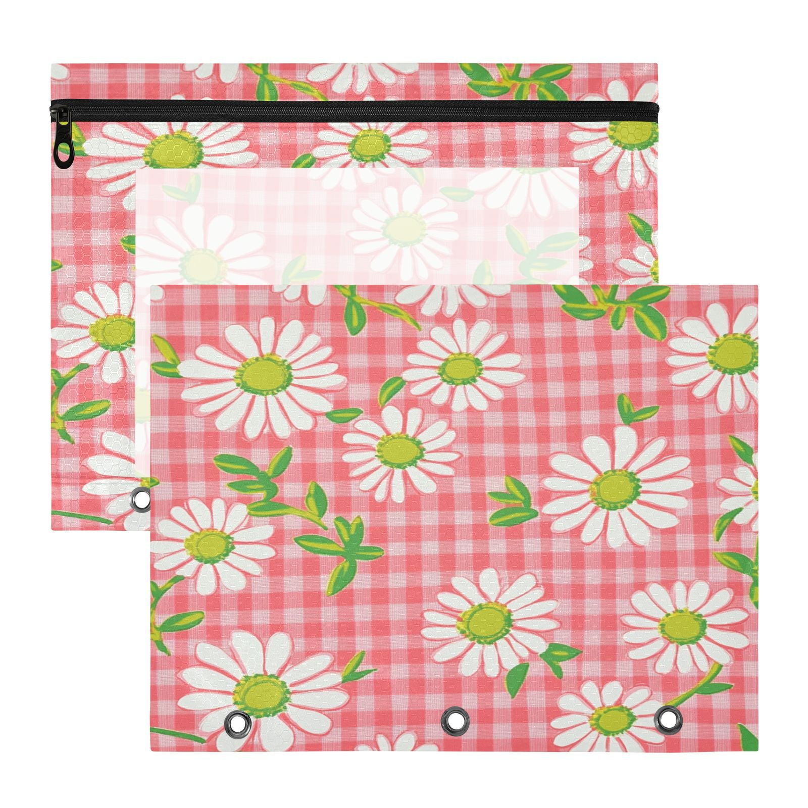 Vzayy 2-Pack A4 Binder Pouches- Water-Resistant Soccer Grid Pattern ...