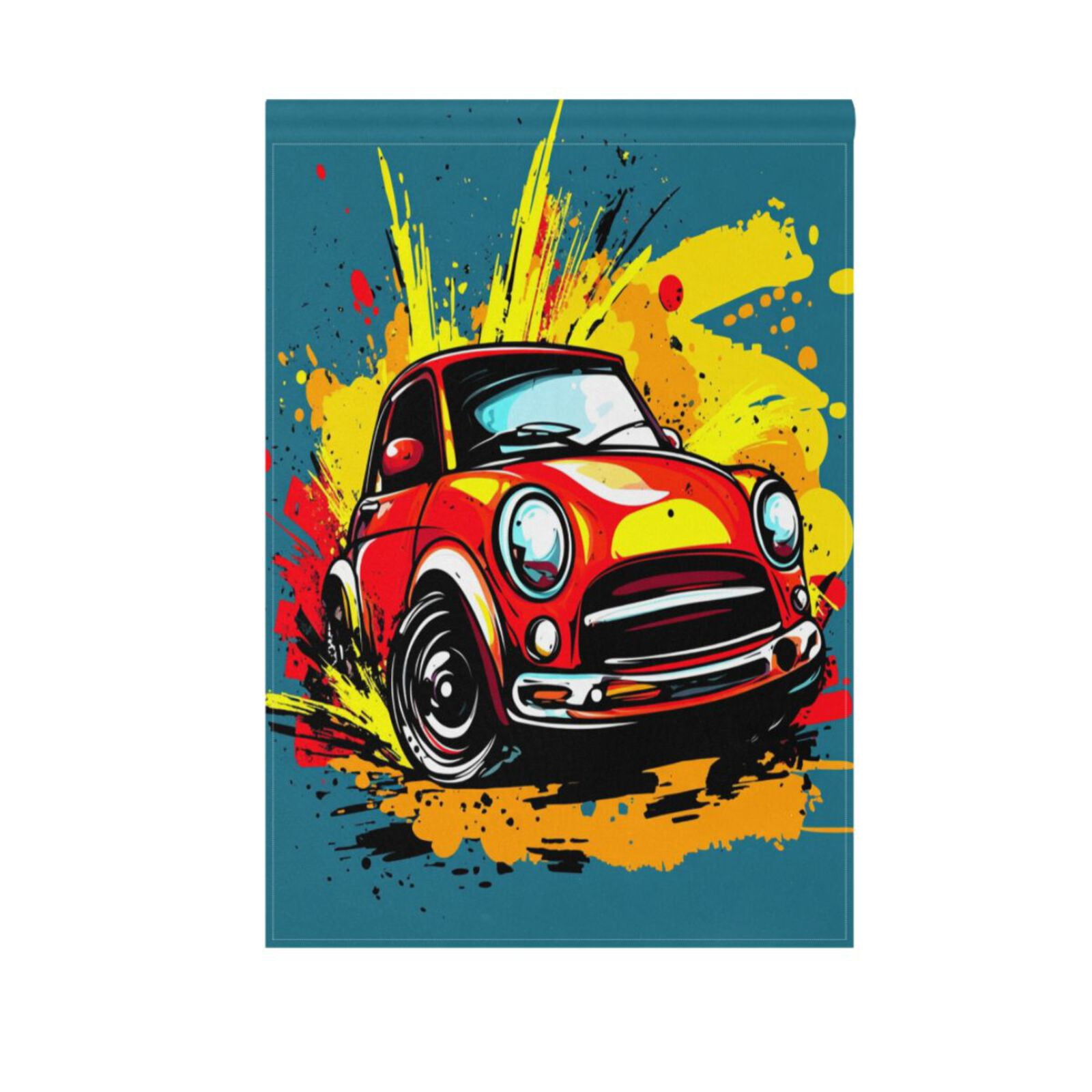 Vzayy 28 in x 40 in Polyester Outdoor Flags & Banners, Wrinkle ...