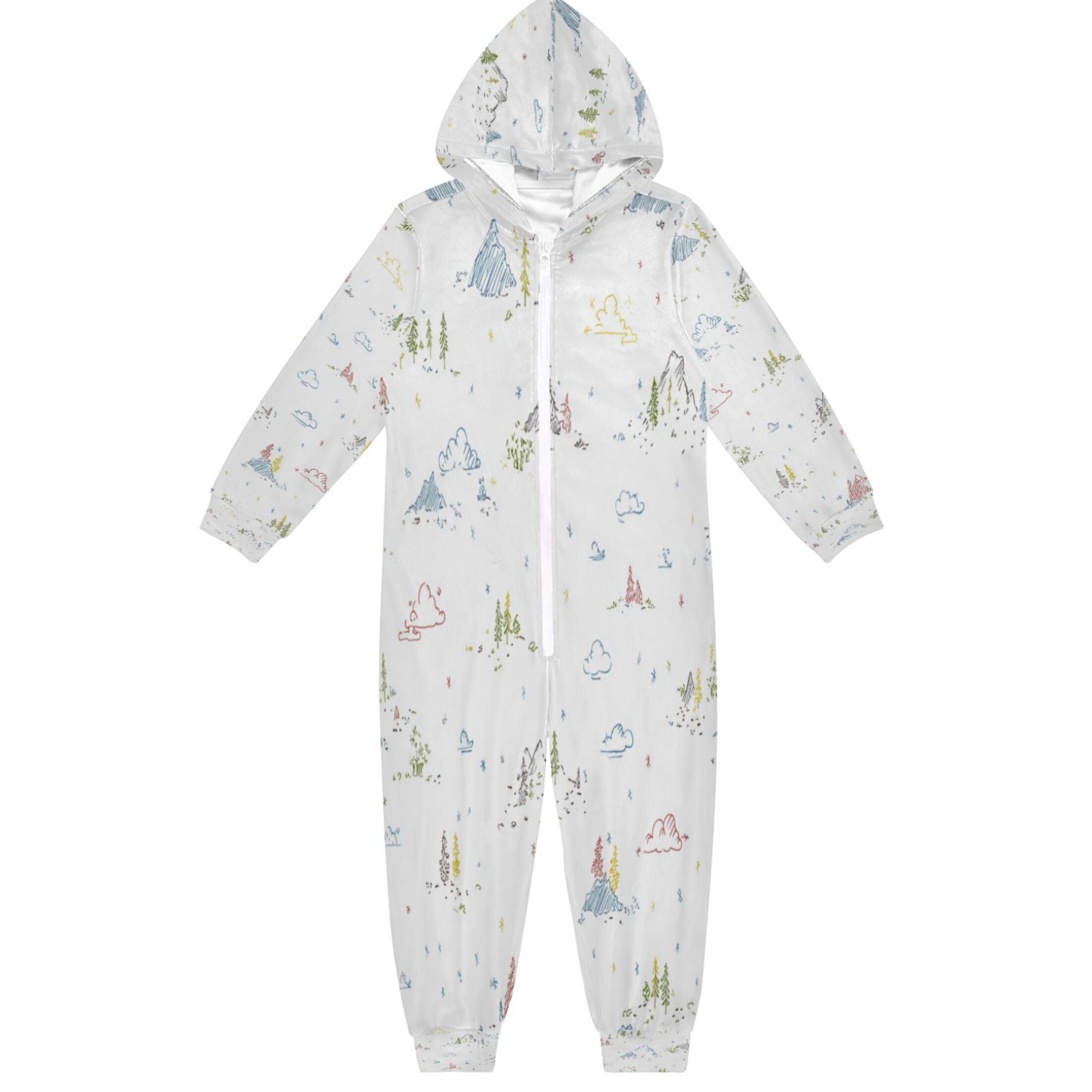 Vzayyk 4T-14Y Size Aviliable Cozy One-Piece Footless Sleeper Pajama ...