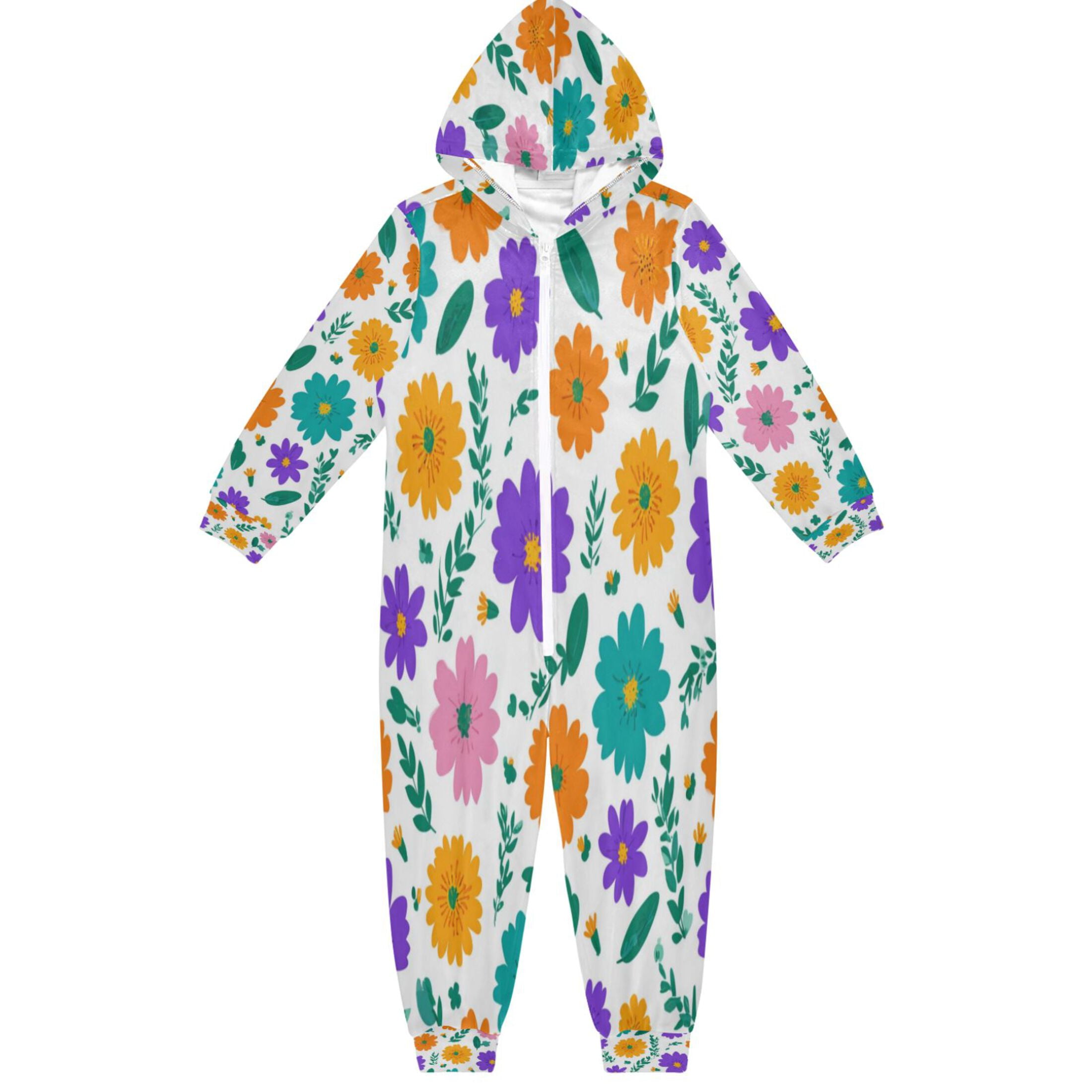 Vzayyk 4T-14Y Size Aviliable Cozy One-Piece Footless Sleeper Pajama ...