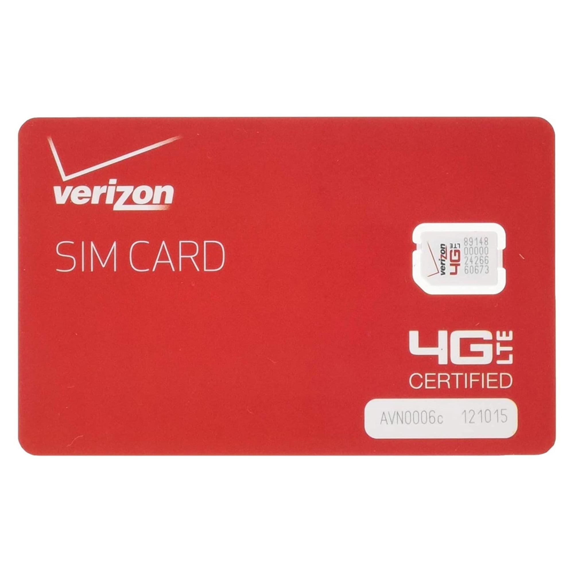 10 Pack Verizon Wireless 4G LTE Nano SIM Card BULKSIM4FF-A - Walmart.com