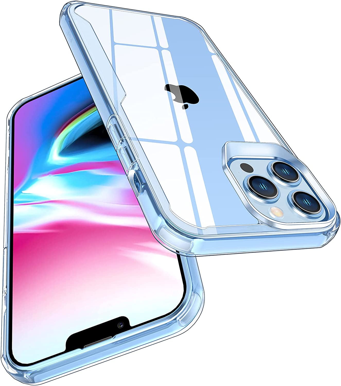 Upgraded Shatter-Proof Corners Clear Designed for iPhone 13 Pro Max ...