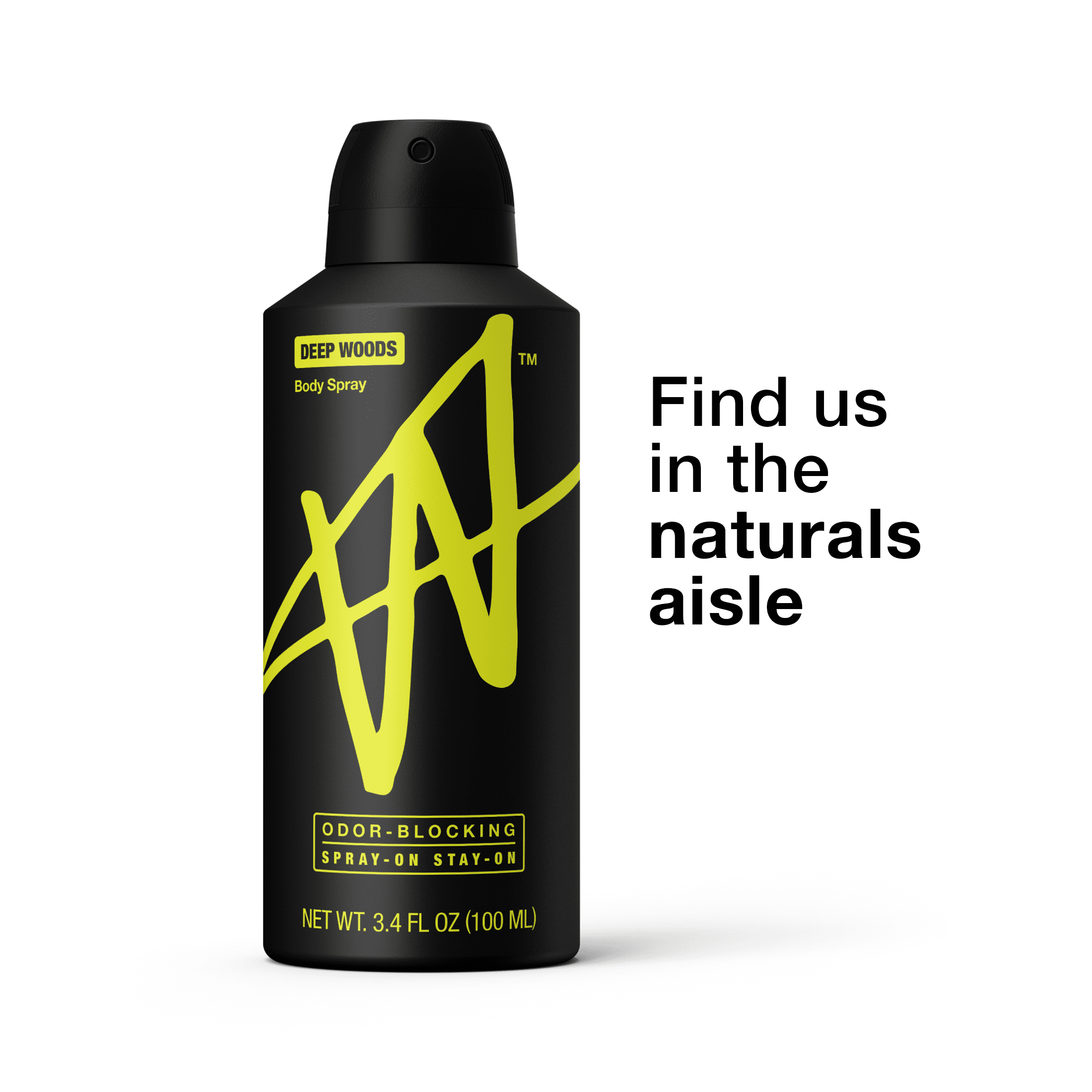 W Body Spray Odor Blocking Long Lasting Deep Woods 3.4 fl oz, Mood ...