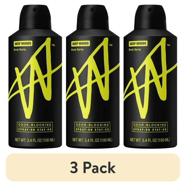 (3 pack) W By Jake Paul Body Spray - Odor Blocking - Long Lasting ...