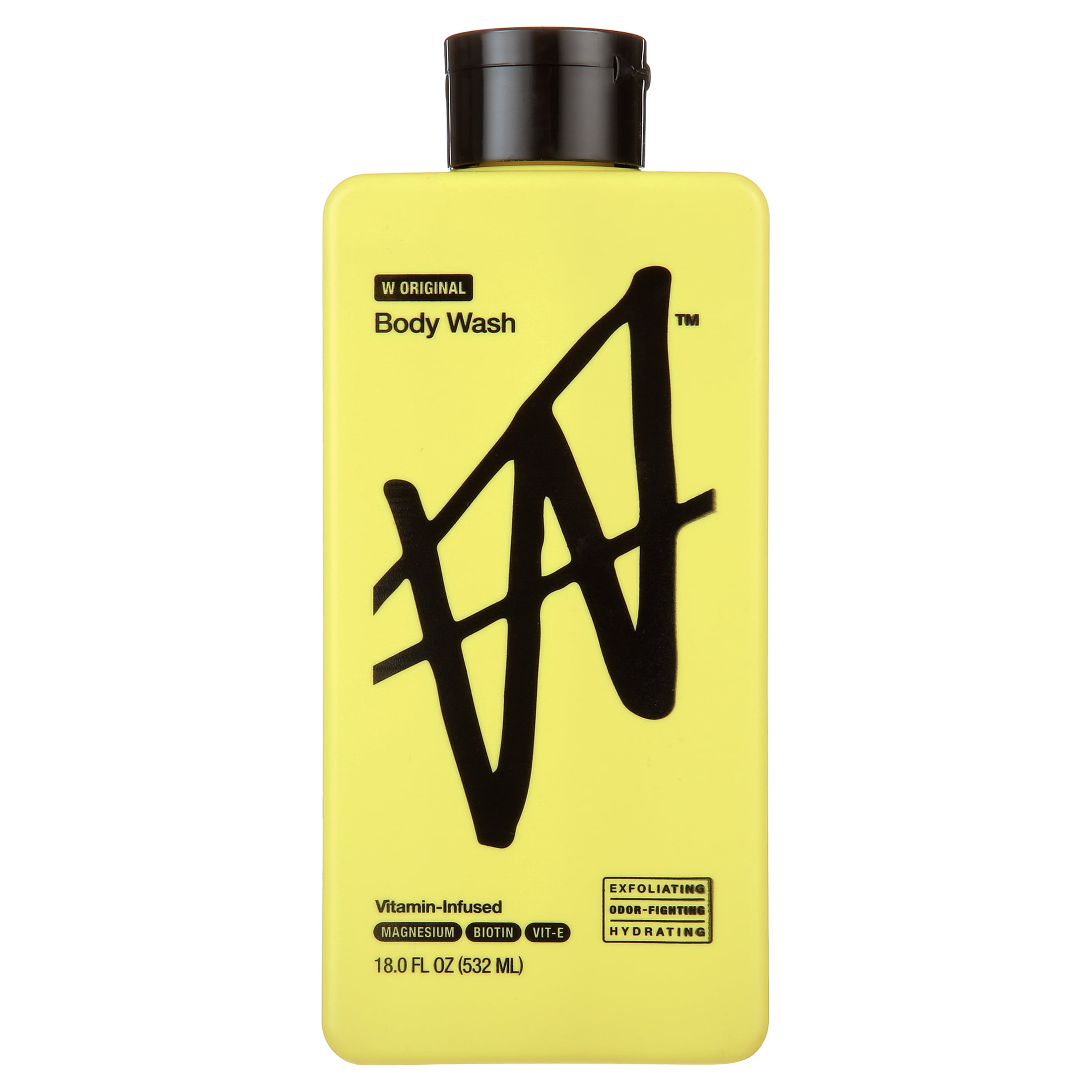 W By Jake Paul Body Wash - Exfoliating - Hydrating - W Original - 18 fl ...