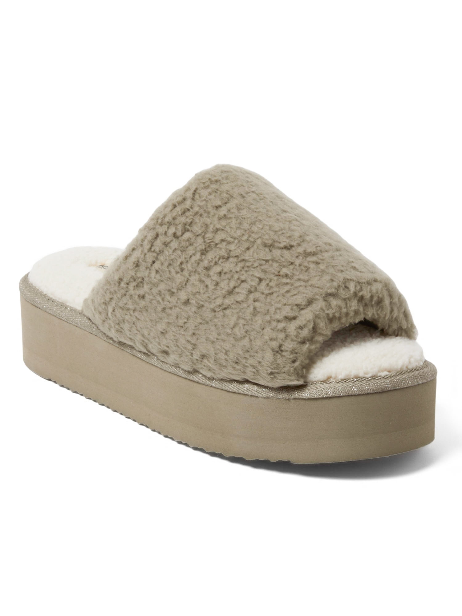 Dearfoams Cozy Comfort Women's Platform Terry Slide Slipper - Walmart.com