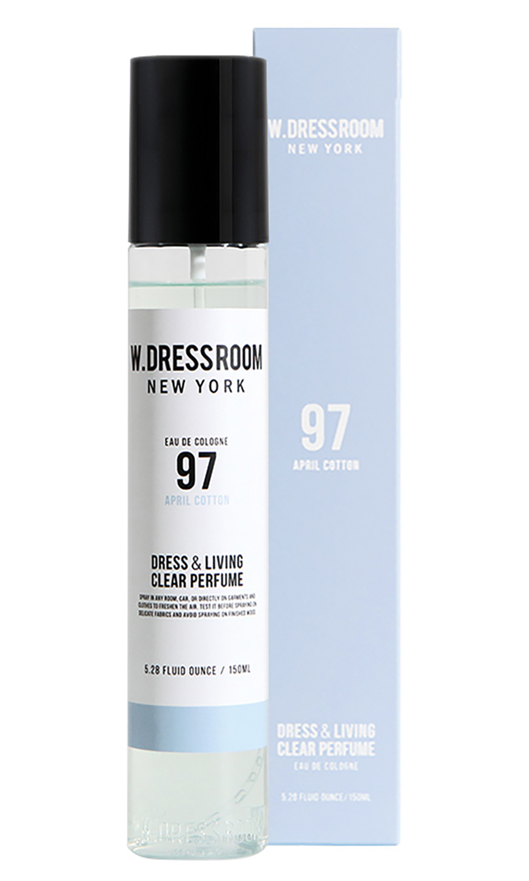 W.Dressroom No.97 April Cotton Scent, Anti-Bacterial, Hypoallergenic ...
