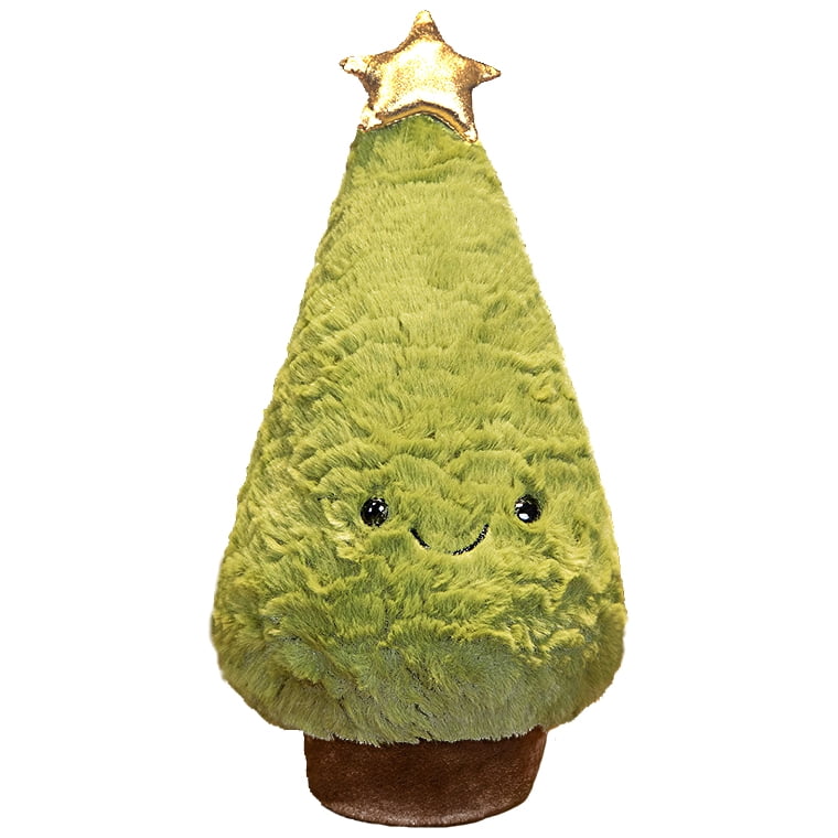 W-Empty Jelly Plush Christmas Tree Shaped Decorative Pillow,Plush toy ...
