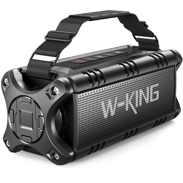 W-King 50W Bluetooth Speakers, IPX6 Waterproof, Deep Bass, 30H, TWS ...