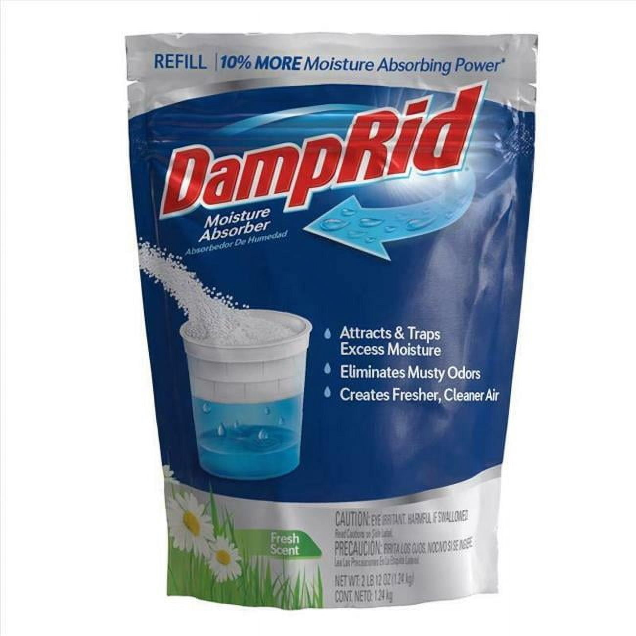 W M Barr 42 oz Damp Rid Refillable Fragrance Free Moisture Absorber ...