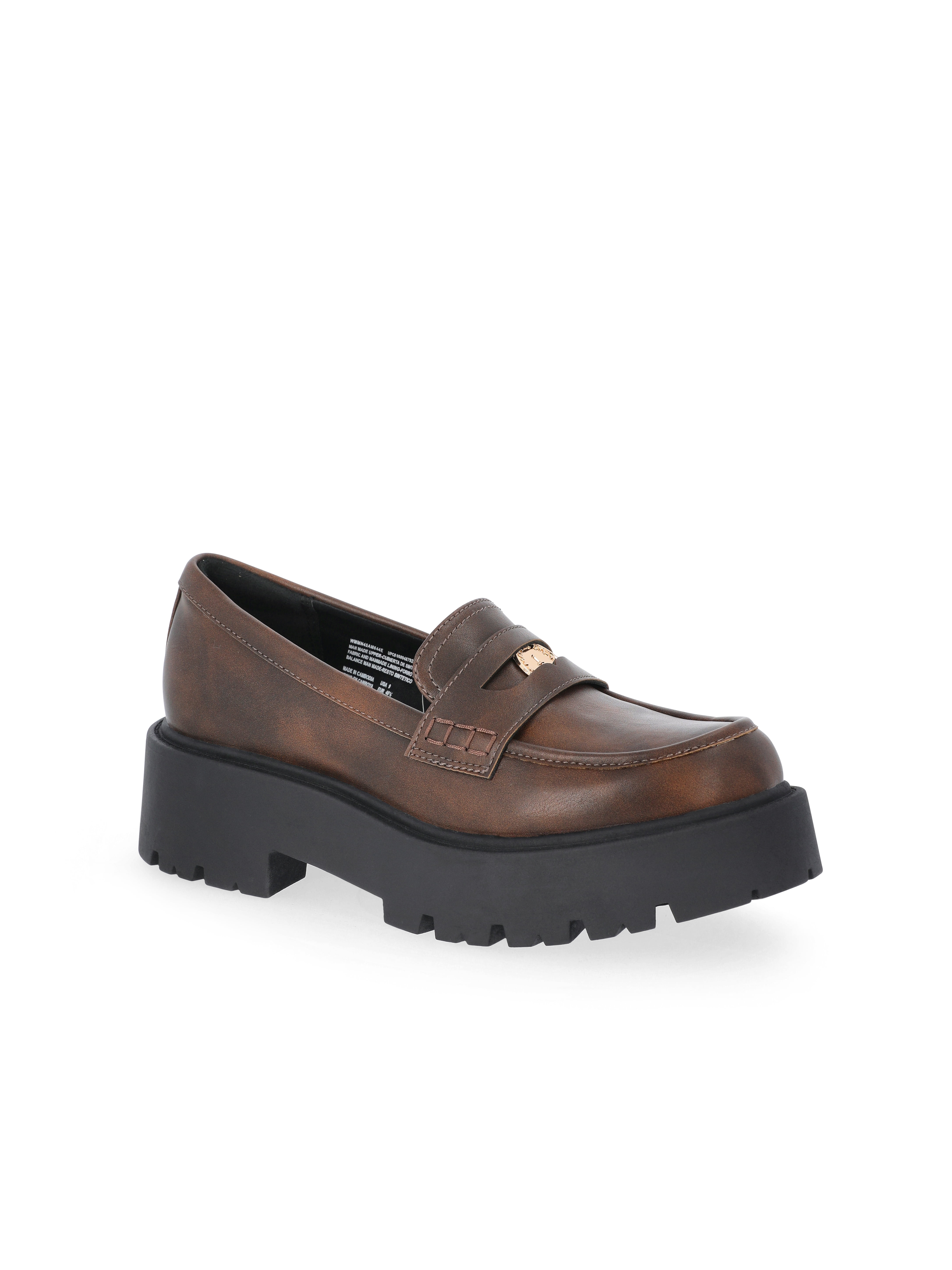 Madden NYC Women's Platform Lug Sole Coin Loafers - Walmart.com