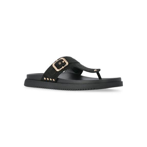 Madden NYC Women's Faux Suede Thong Footbed Sandals - Walmart.com