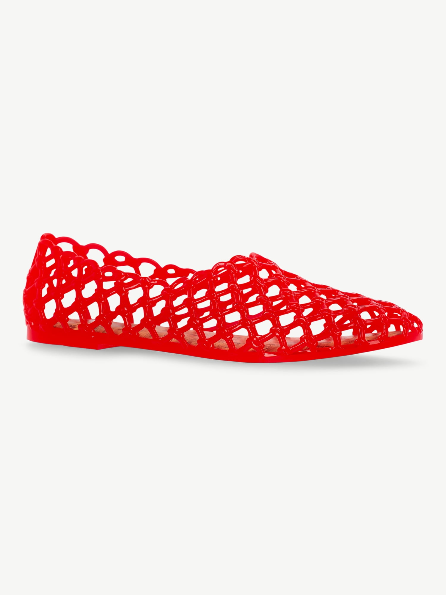 No Boundaries Caged Jelly Sandals, Women's - Walmart.com