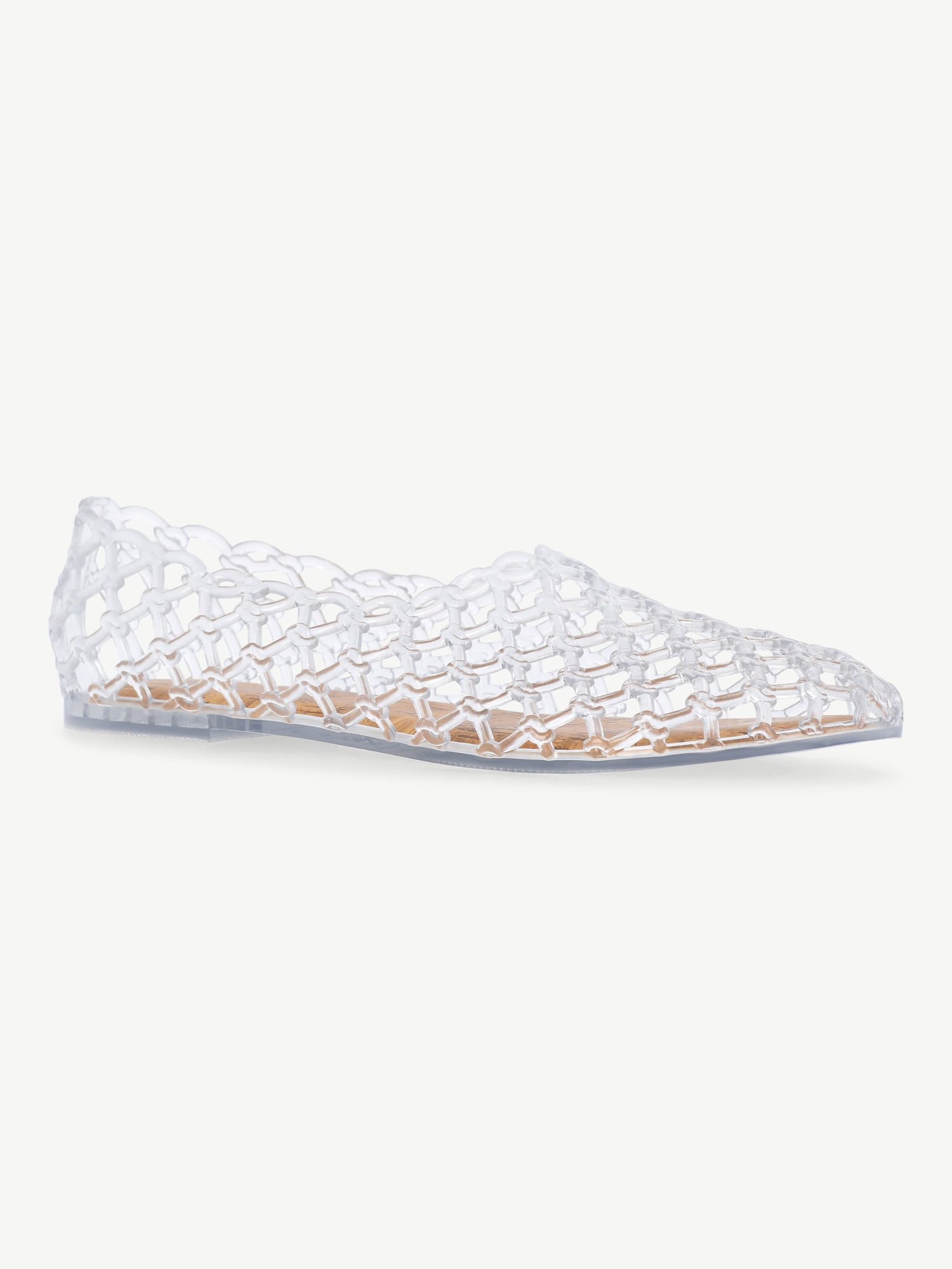 No Boundaries Caged Jelly Sandals, Women's - Walmart.com