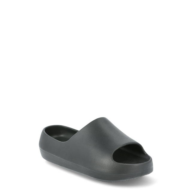 No Boundaries Women's Platform Comfort Slide Sandals - Walmart.com