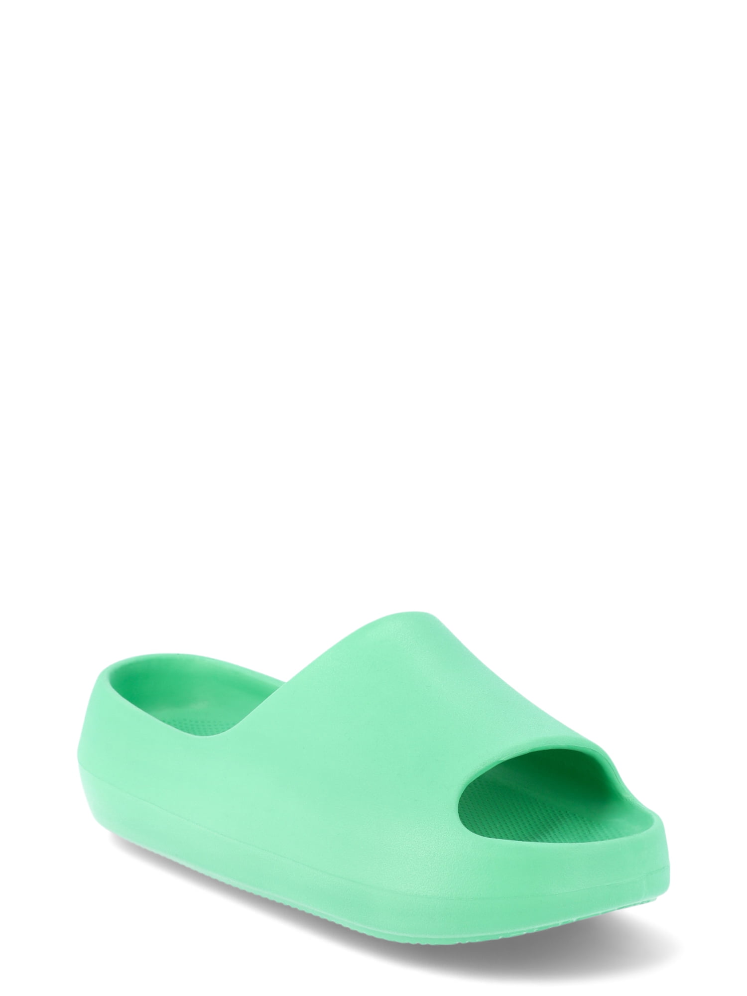 No Boundaries Women's Platform Comfort Slide Sandals - Walmart.com