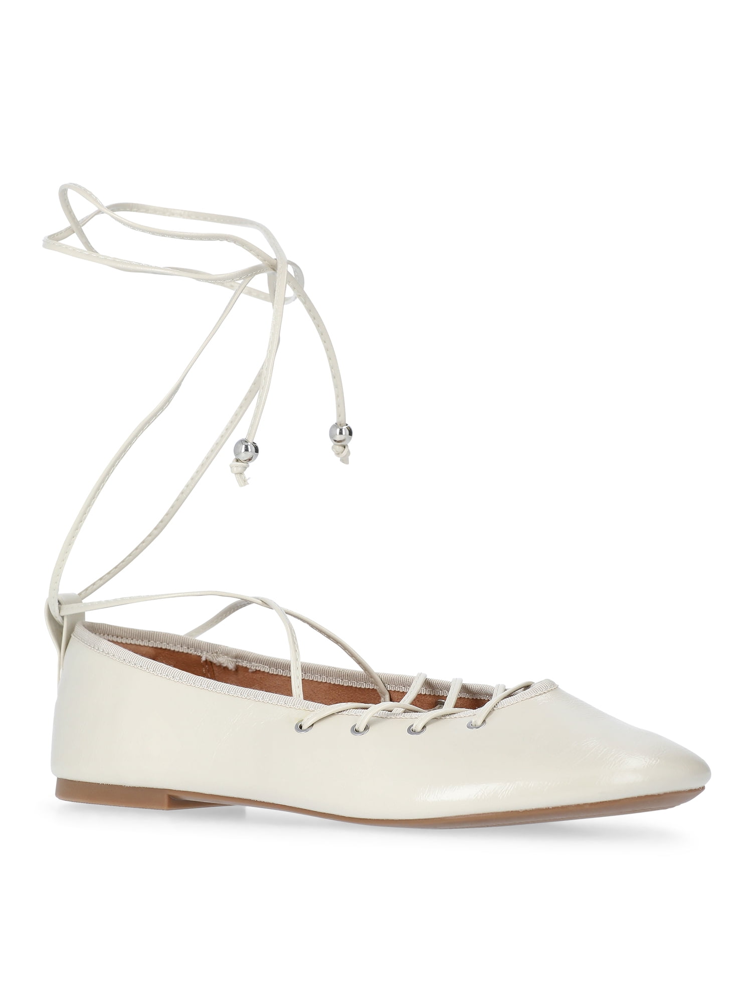 No Boundaries Corset Ballet Flats, Women's - Walmart.com