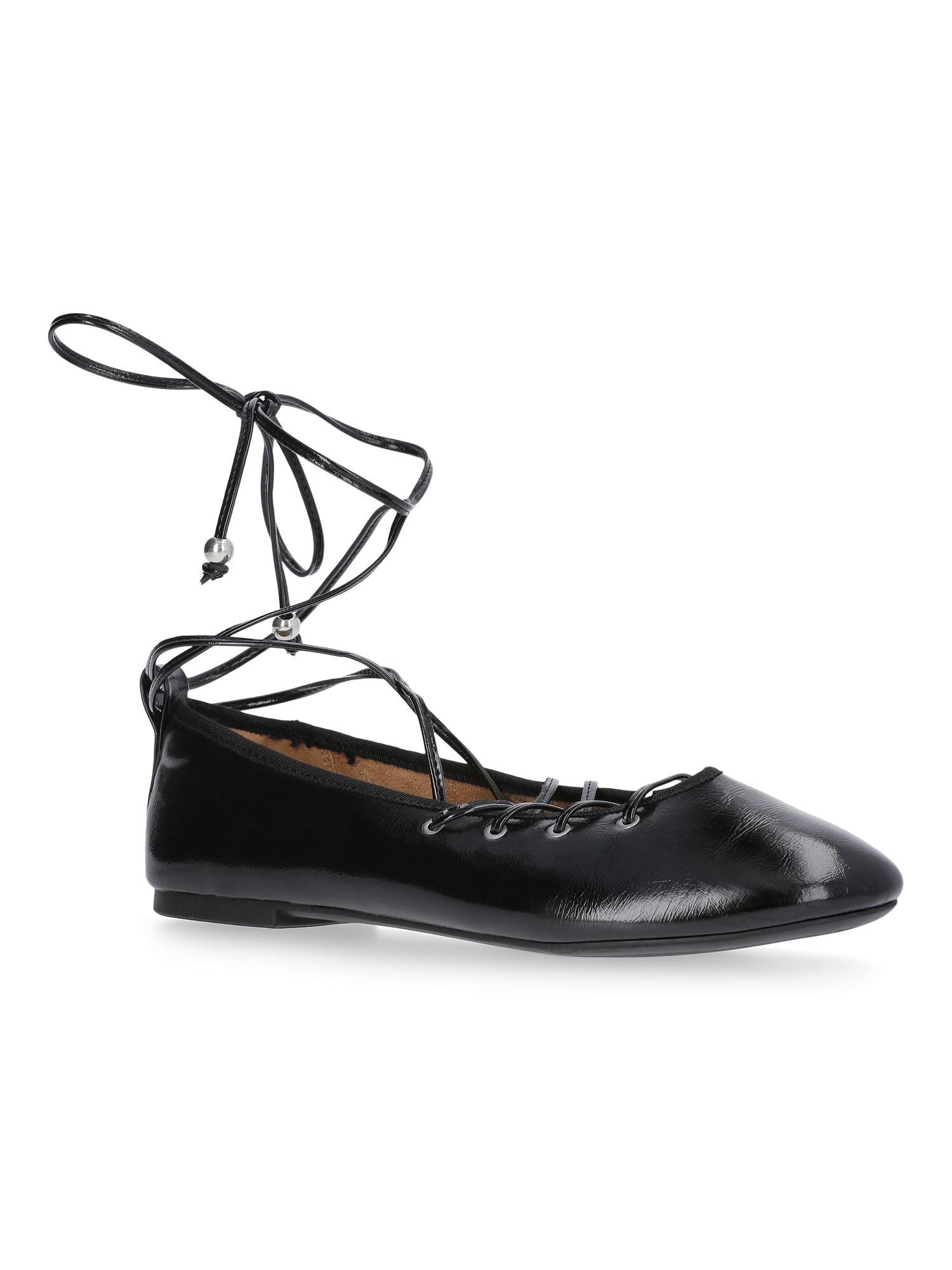 No Boundaries Corset Ballet Flats, Women's - Walmart.com