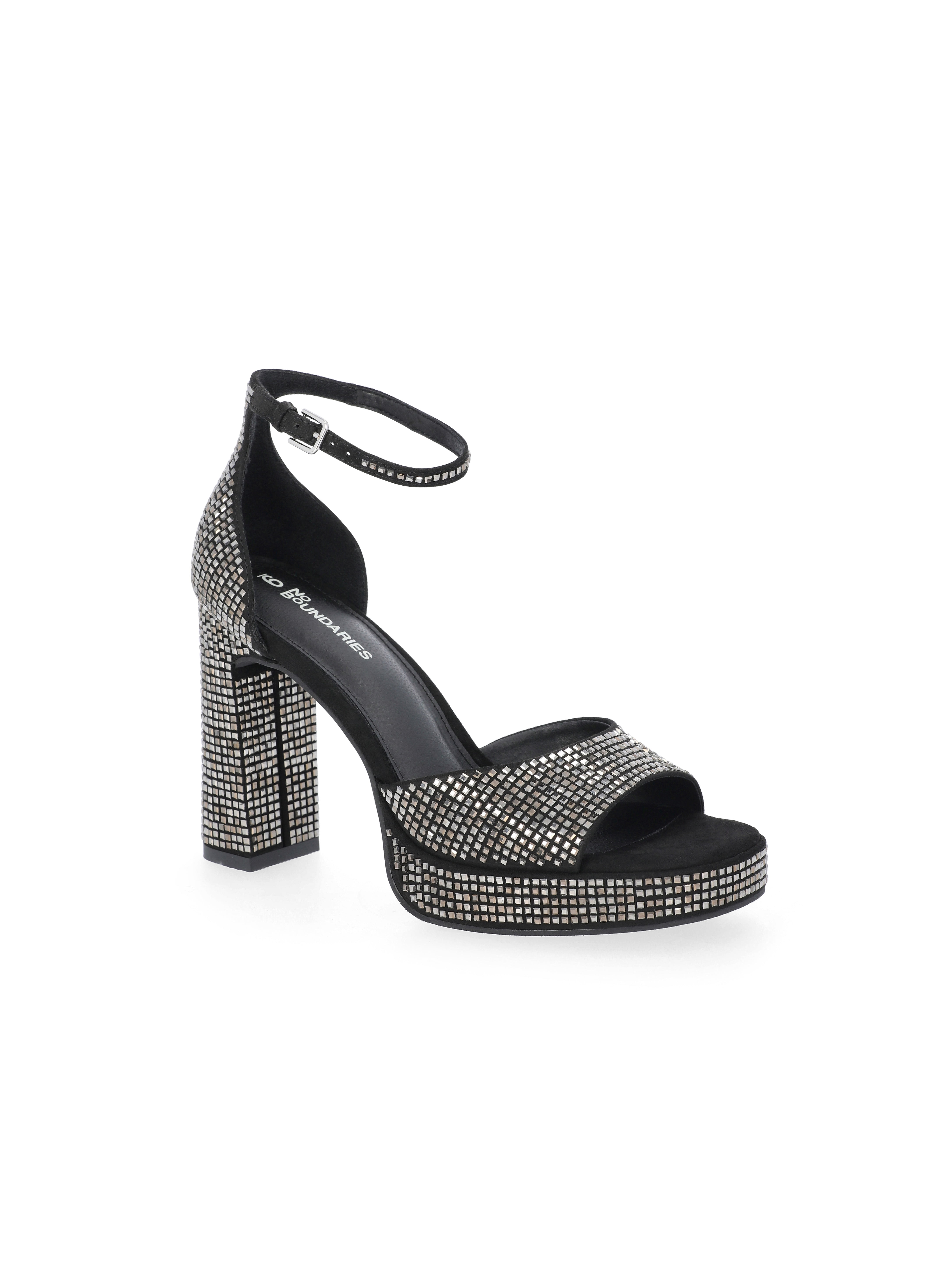 No Boundaries Women's Open Toe Platform Heels - Walmart.com