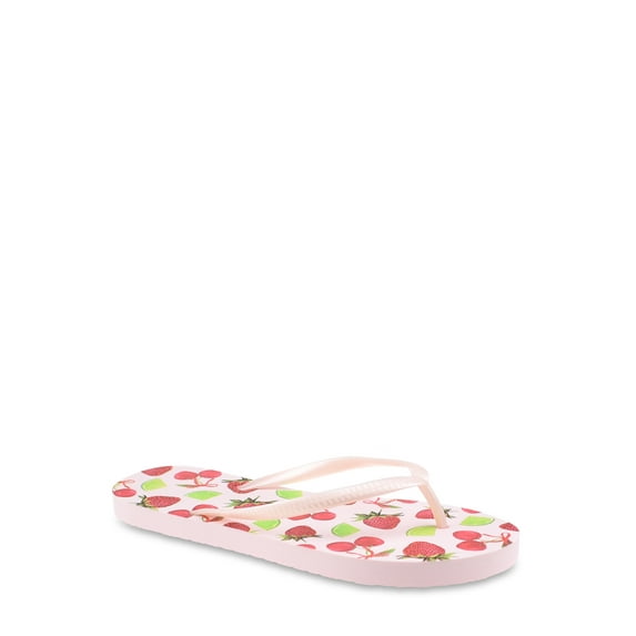 No Boundaries Women’s Flip Flop Sandals - Walmart.com