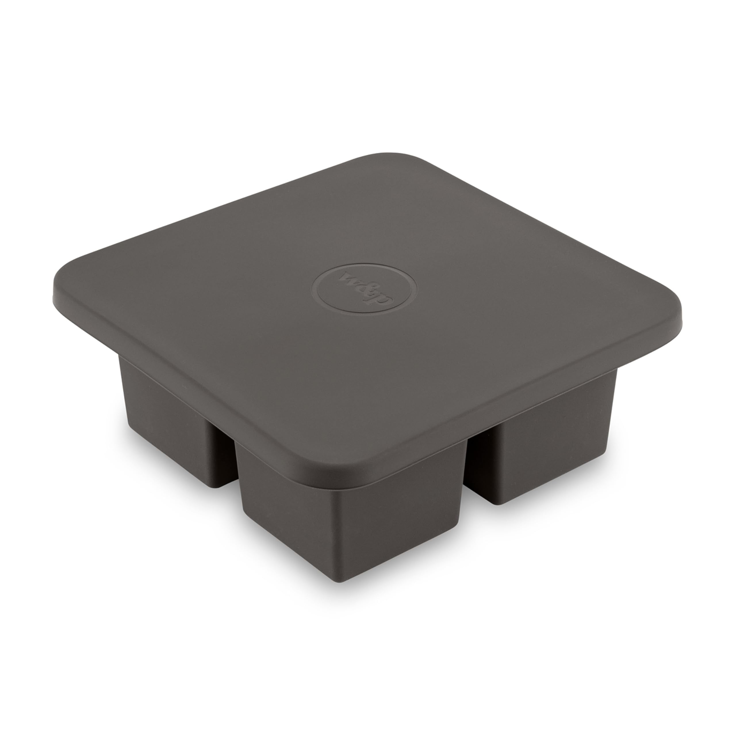 W&P Peak Silicone Extra Large Cube Ice Tray w/ Protective Lid ...