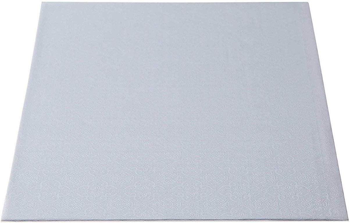 W PACKAGING WPSQW14W 1/4" Thick Square Wrap Around/Fold Over Cake Board ...